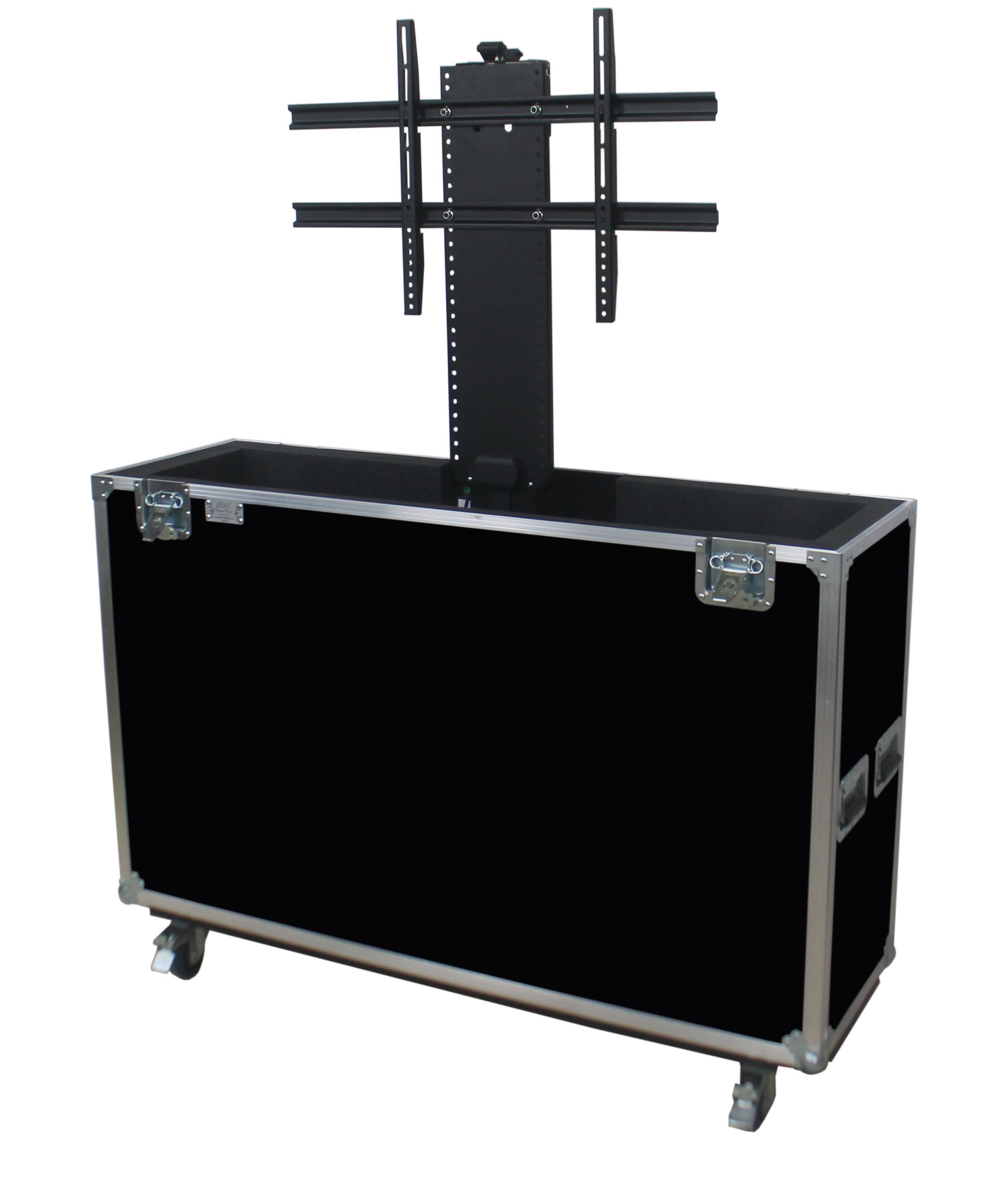 Single Screen Case with Lift | ATA Road Case – Kent Custom Cases
